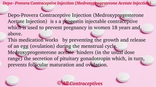 Depo-Provera Contraceptive Injection (Medroxyprogesterone Acetate ...