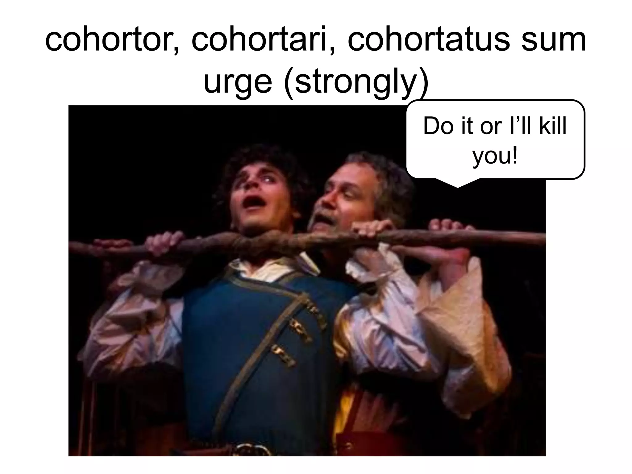 Deponent verbs [latin 3] | PPTX