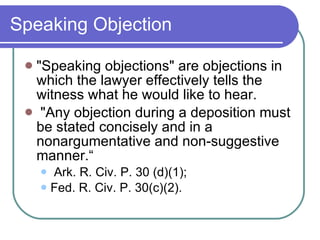 Deposing The Opposing Expert Witness | PPT