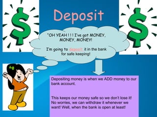 Deposit And Withdrawal | PPT