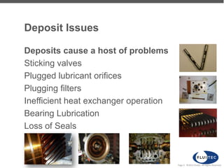 Lubricant Deposit Characterization, Greg Livingstone, Fluitec | PPTX