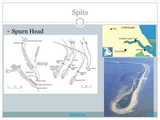 Depositional coastal landforms | PPTX