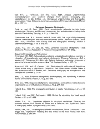 Depositional sequences | PDF