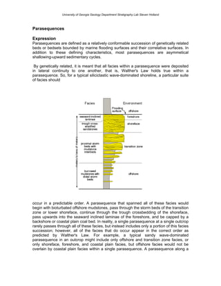 Depositional sequences | PDF