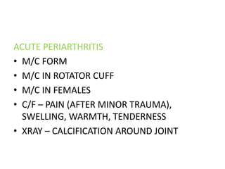 Deposition arthropathies | PPTX