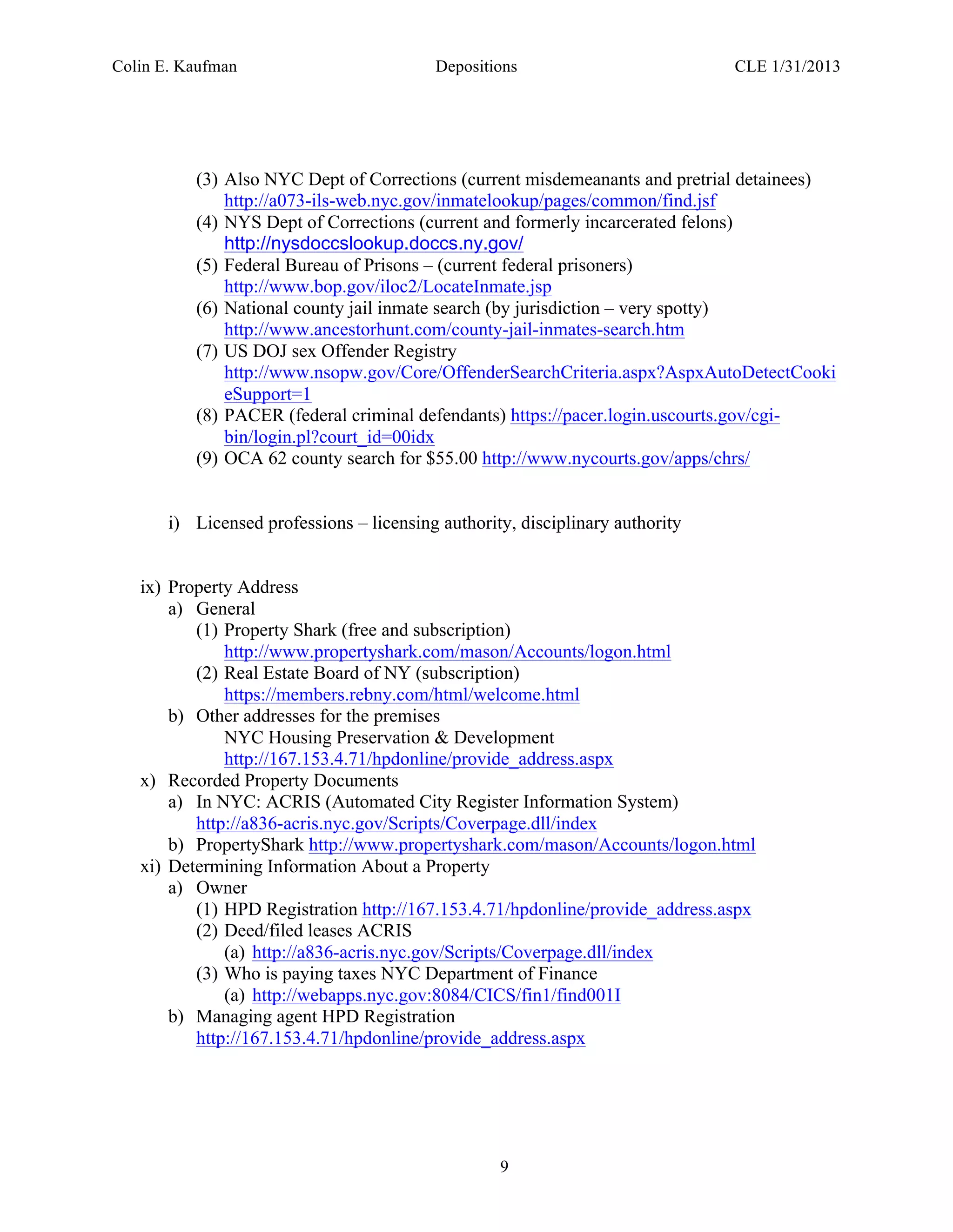Depositions | PDF