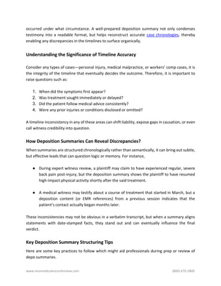 Deposition Summaries as a Forensic Tool.pdf