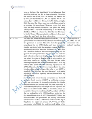 Deposition Summary Sample - Litigation Support Services | PDF