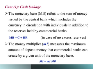 Deposit Money Creation of commercial banks and its Determinants | PPTX