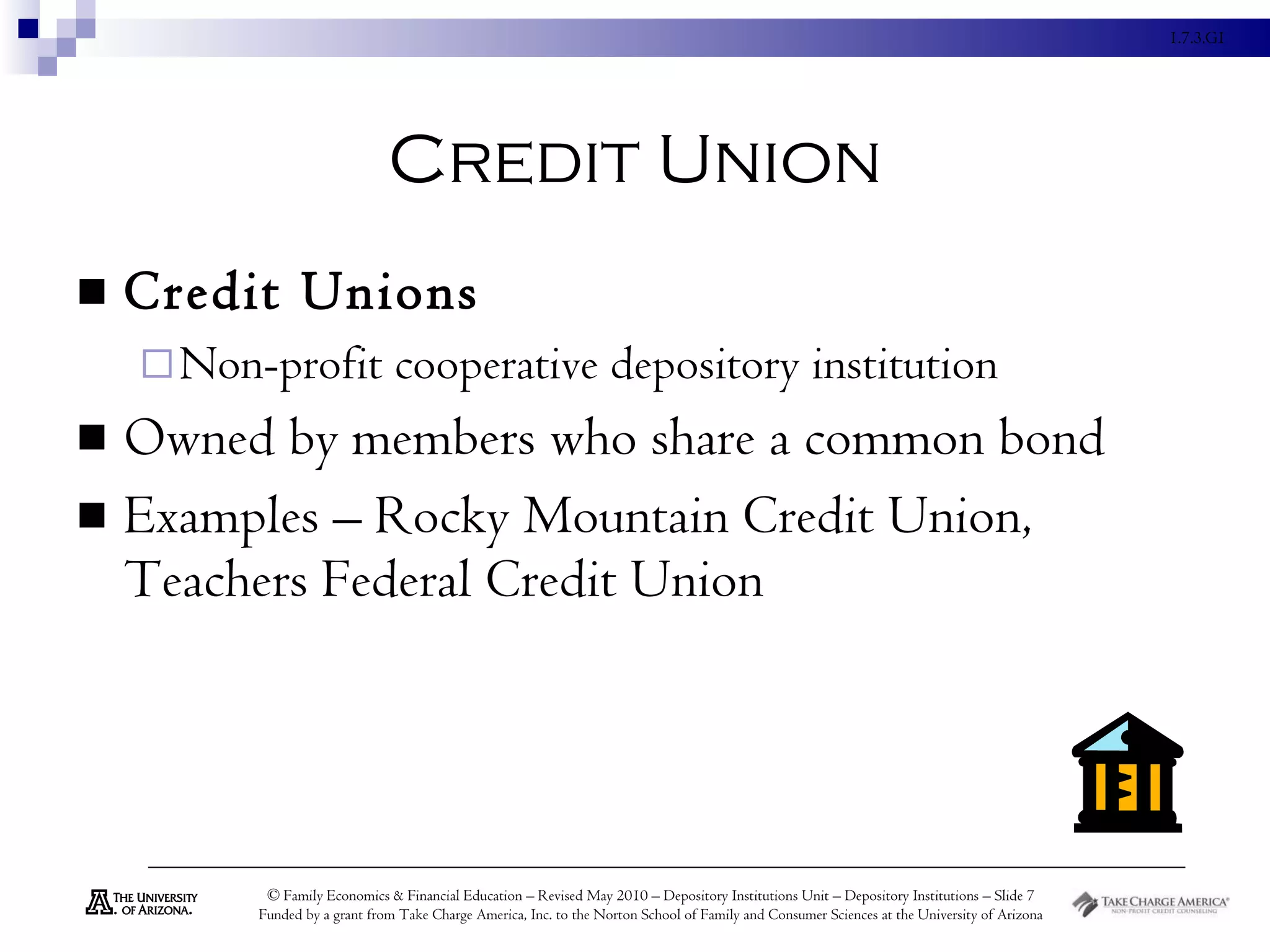 Depository institutions | PPT