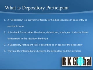 Depository participant | PPTX