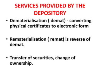 Depository participant | PPTX