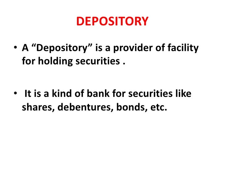 Depository participant