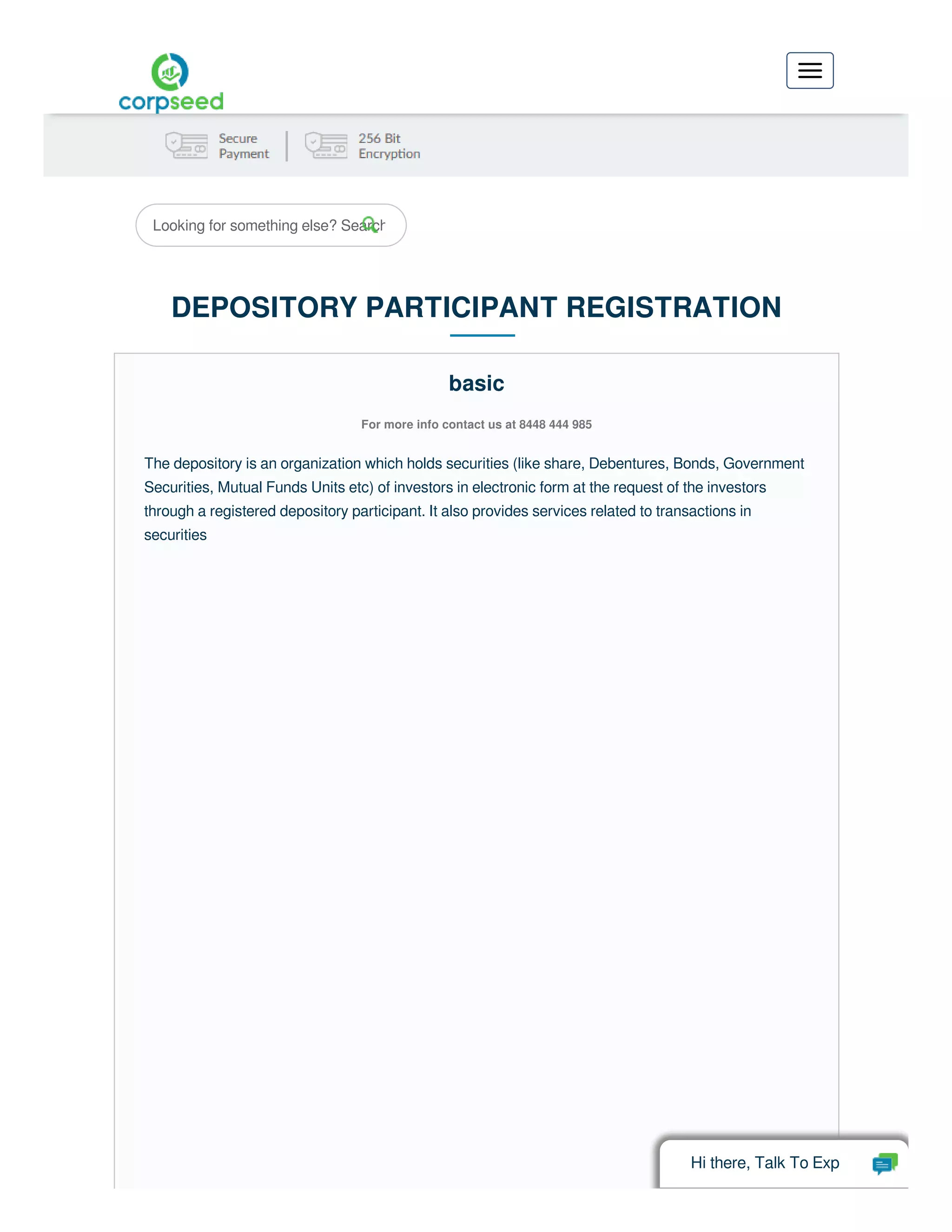 Depository Participant Registration | PDF