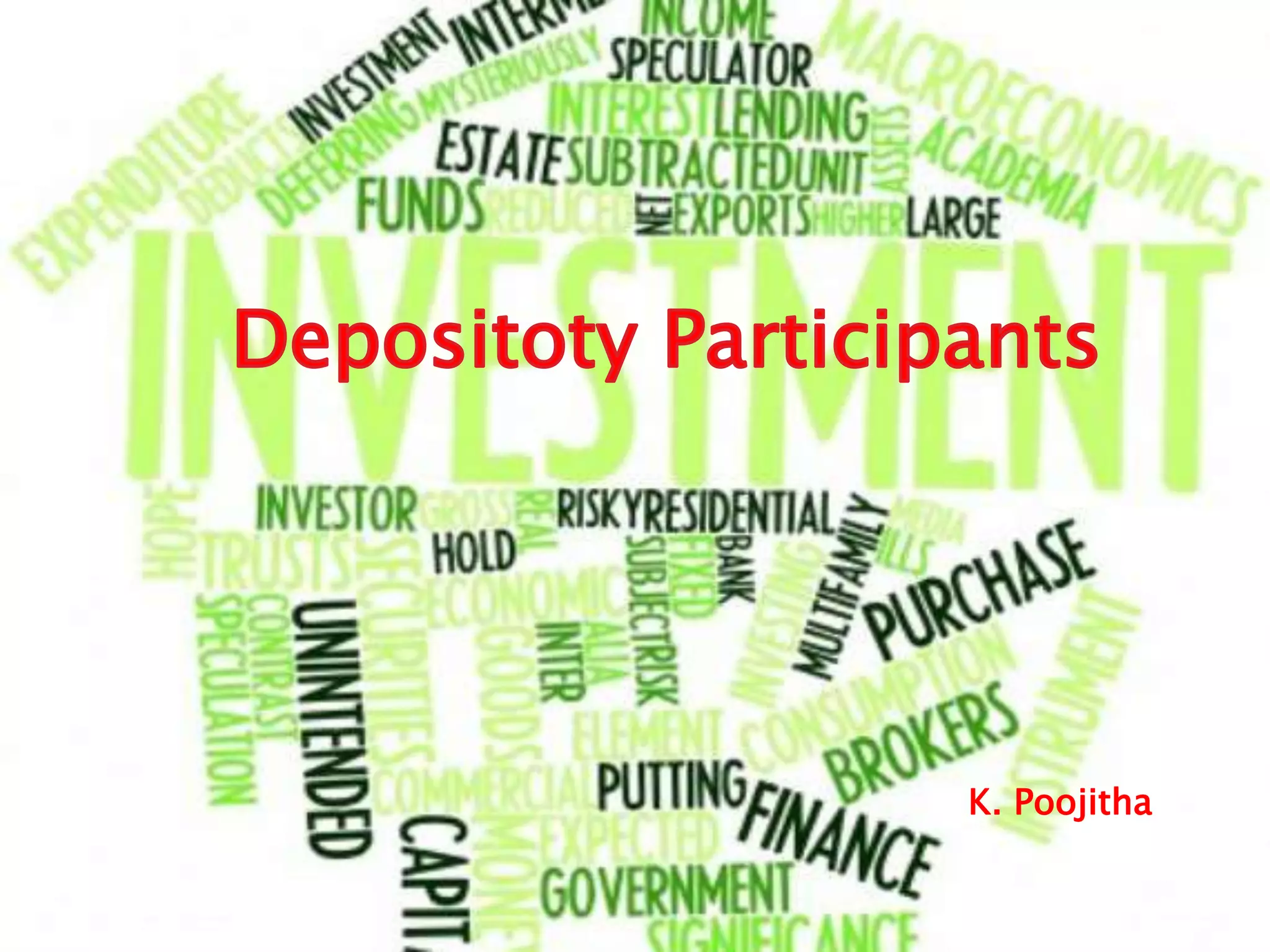 Depository participants | PPTX