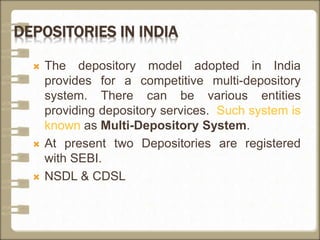 Depository ppt | PPTX