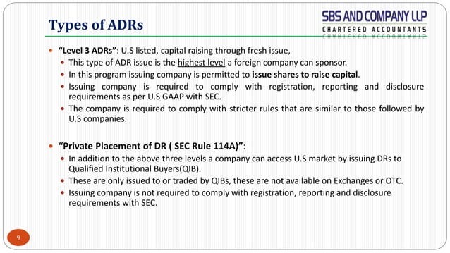 Depository reciepts | PPT