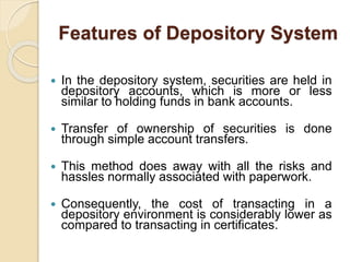Depository system | PPTX