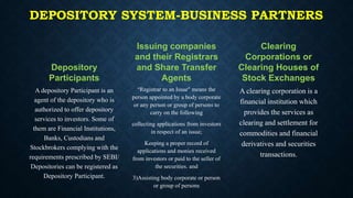 Depository system | PPT