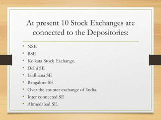 Depository system | PPT
