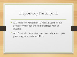 Depository system | PPT