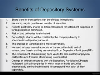 Depository systems | PPT