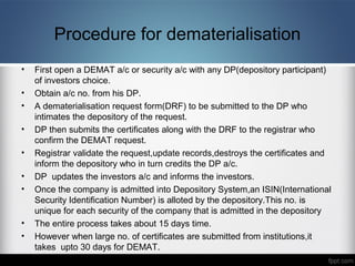 Depository systems | PPT