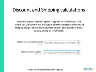 Deposit payment extension for Magento 2: User Guide | PPT