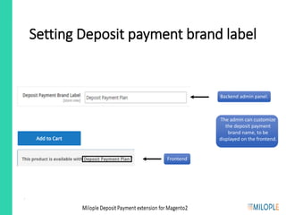 Deposit payment extension for Magento 2: User Guide | PPT