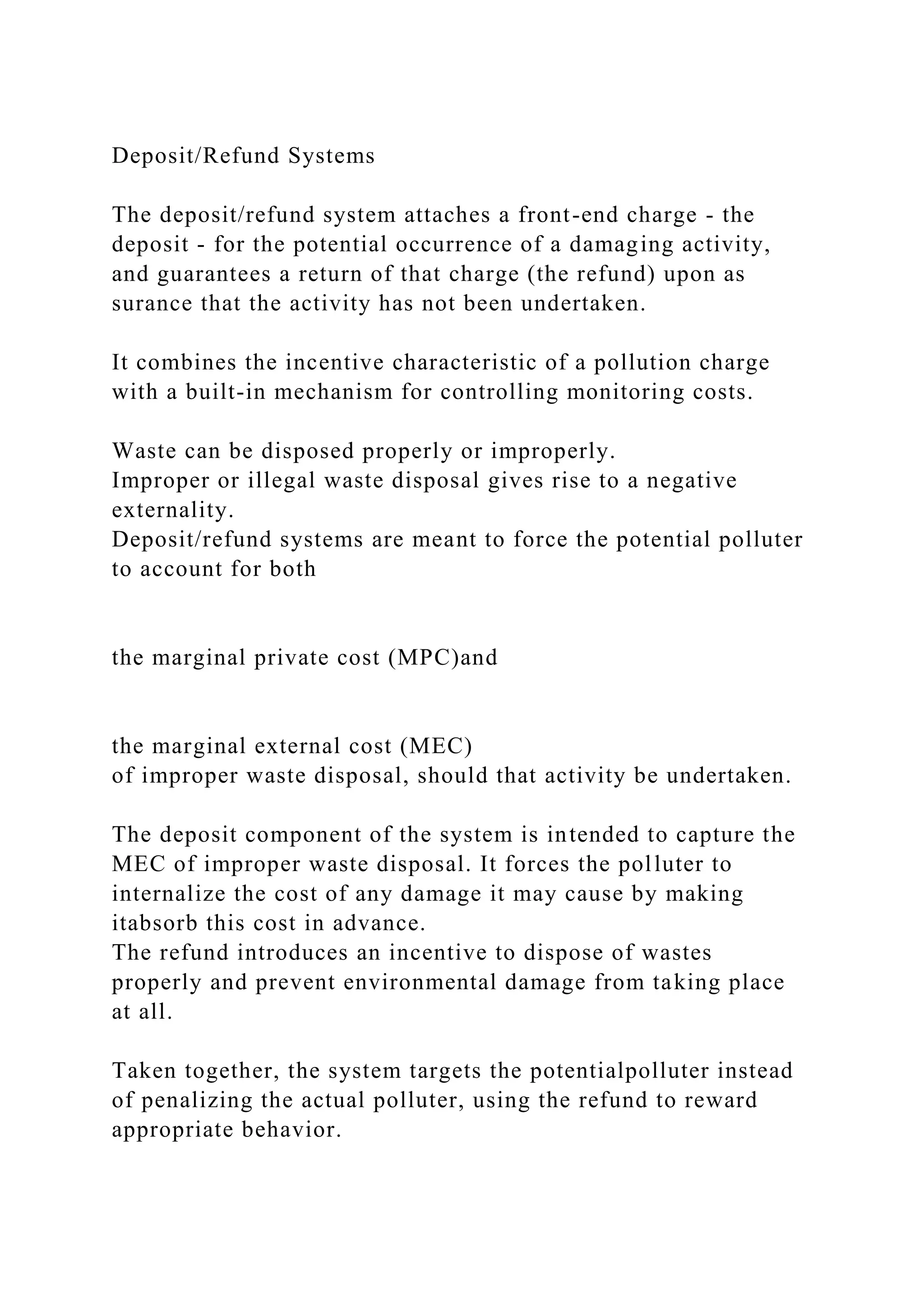 DepositRefund SystemsThe depositrefund system attaches a front.docx