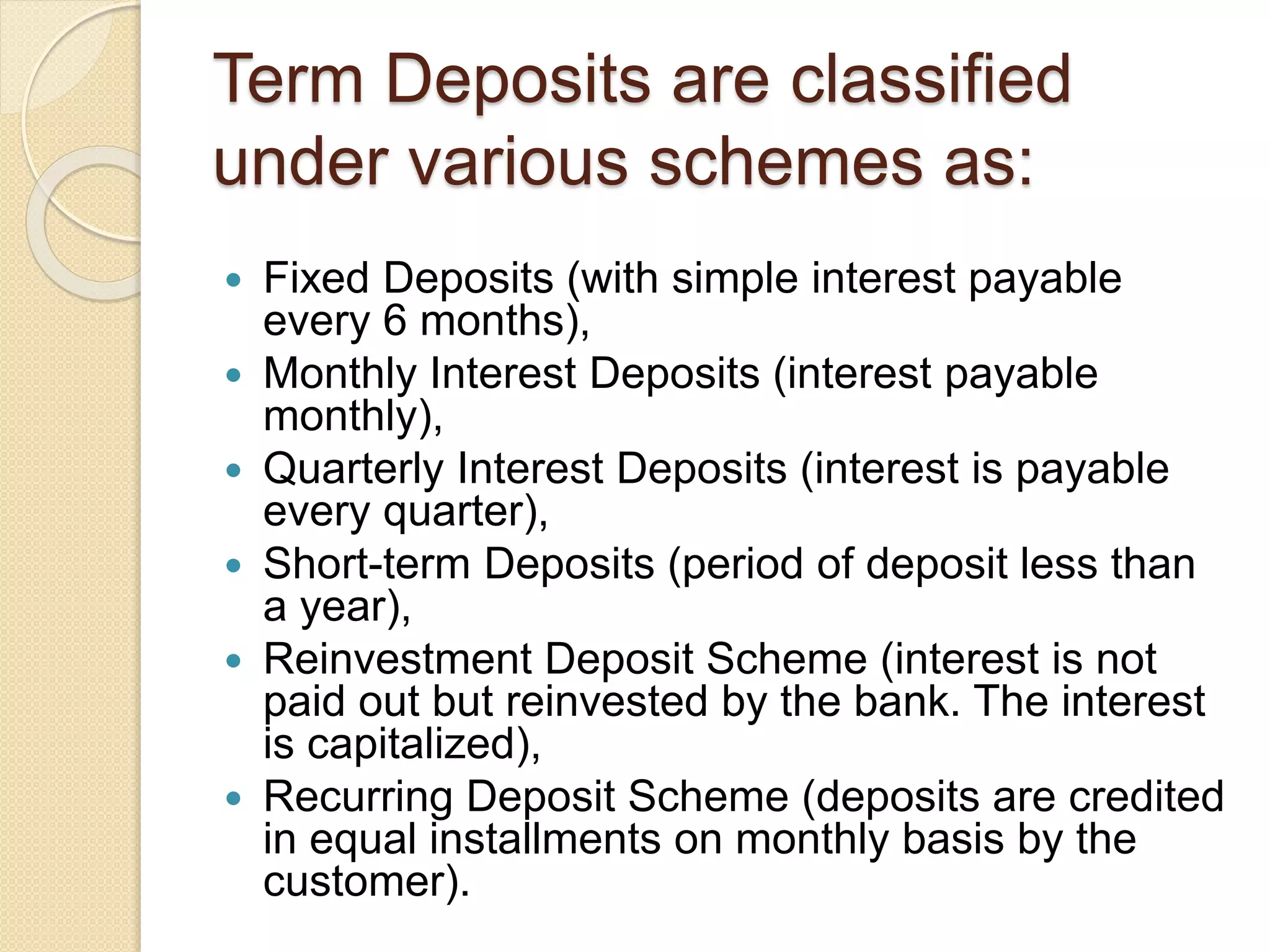Deposits.pptx | Credit Cards | Personal Debt