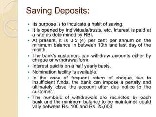 Deposits.pptx | Credit Cards | Personal Debt