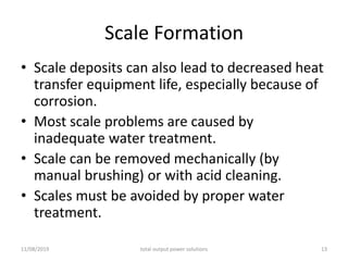 Deposits of soots and scalings in power plants | PDF