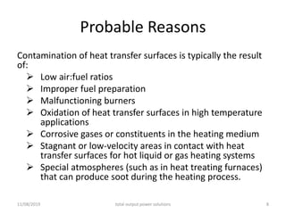 Deposits of soots and scalings in power plants | PDF