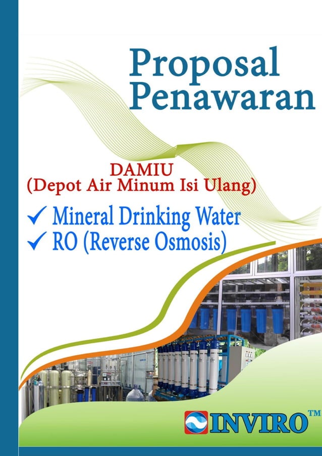 Depot Air Minum Isi Ulang Proposal Penawaran - INVIRO | PDF
