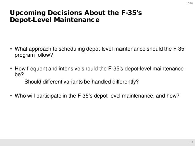 The Depot-Level Maintenance of DoD’s Combat Aircraft: Insights for th…