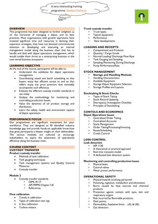 Depot operations june, lagos | PDF