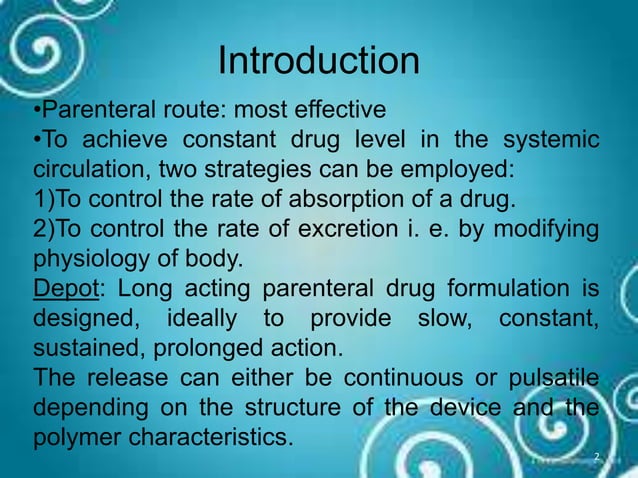 Depot preparations | PPSX | Chemistry | Science