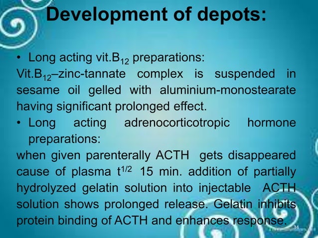 Depot preparations | PPSX | Chemistry | Science