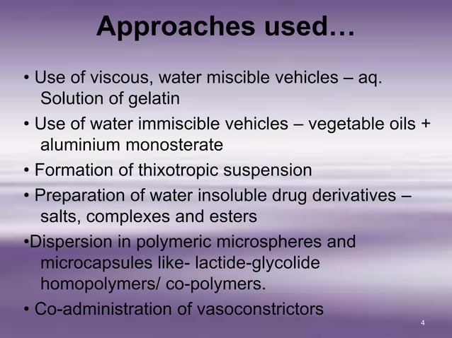 Depot preparations | PPSX | Chemistry | Science
