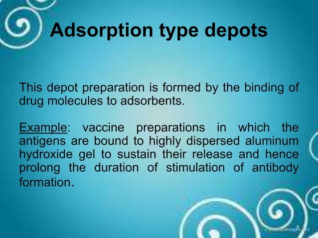 Depot preparations | PPSX | Chemistry | Science
