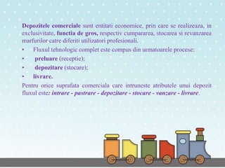 Depozitul comercial | PPT