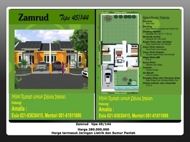 Proposal Perumahan De pratama | PPTX