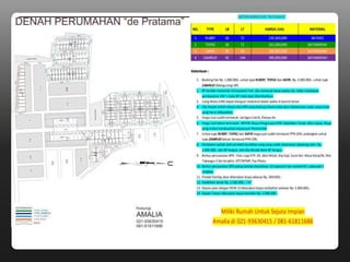 Proposal Perumahan De pratama | PPTX