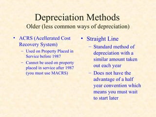 Depreciation | PPT
