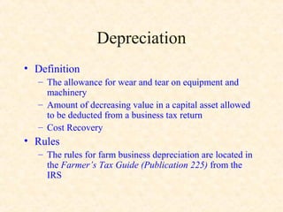 Depreciation | PPT