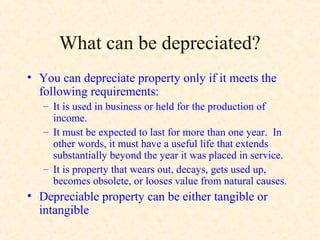 Depreciation | PPT