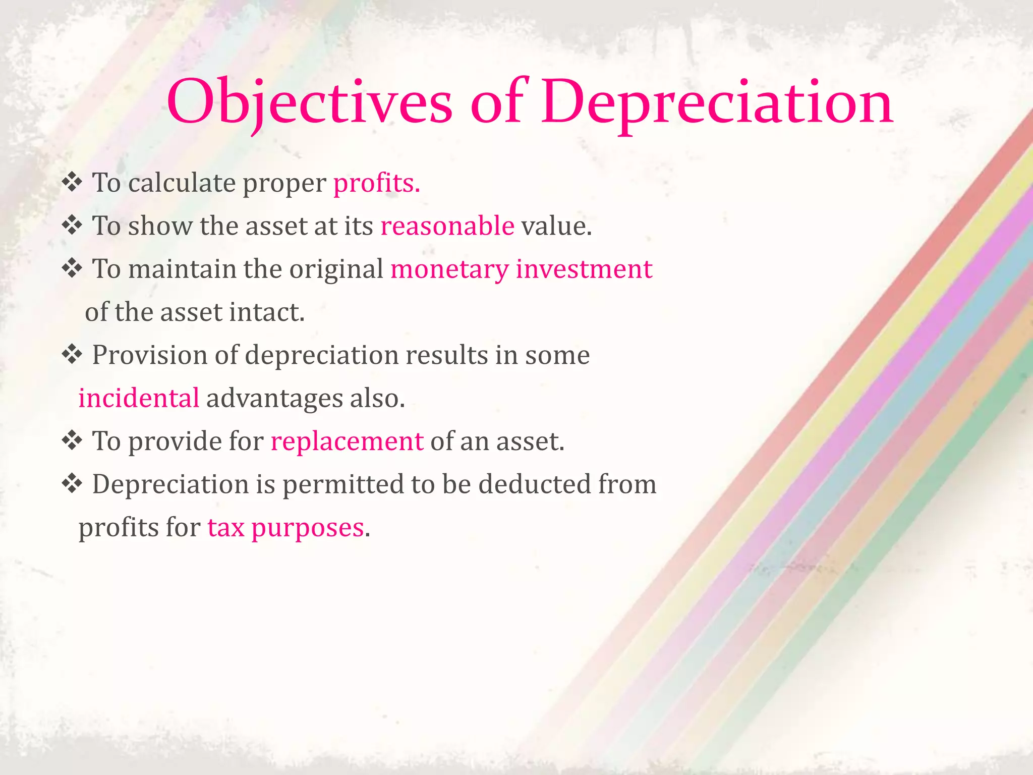 Depreciation | PPTX