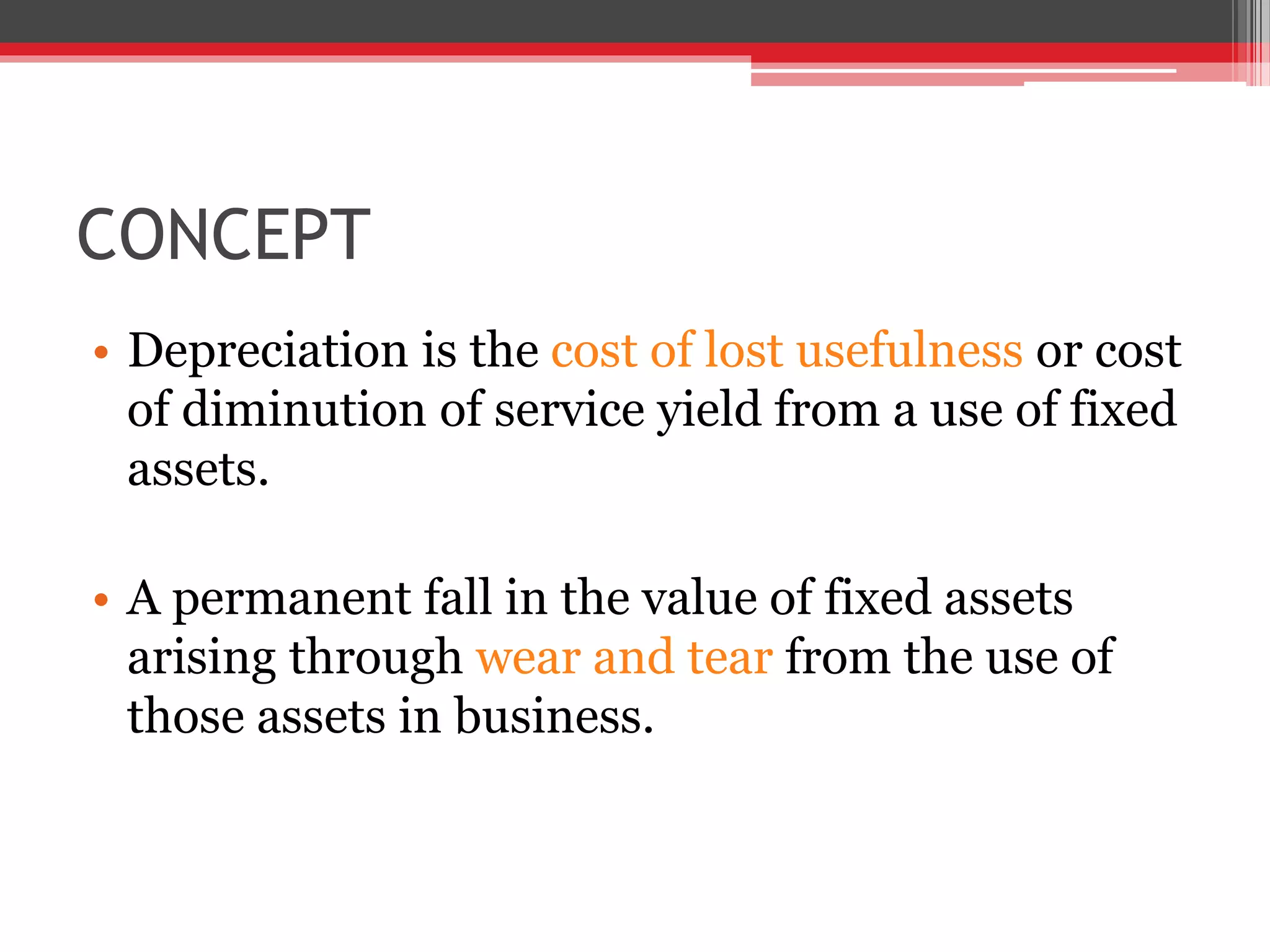 Depreciation | PPT