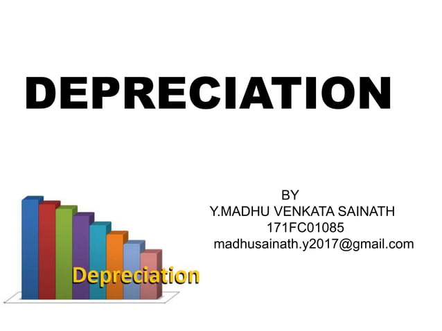 Depreciation | PPTX | Stocks and Bonds | Personal Investing